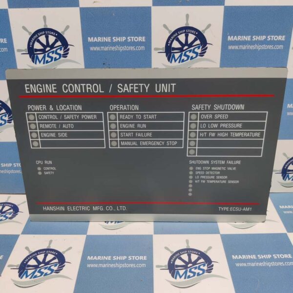 HANSHIN ELECTRIC ECSU-AM1 ENGINE CONTROL SAFETY UNIT - Marine Ship Store