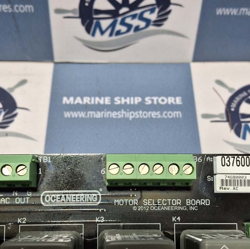 OCEANEERING PCB-0376006-1 REV-AC MOTOR SELECTOR BOARD - Marine Ship Store