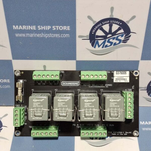 OCEANEERING PCB-0376006-1 REV-AC MOTOR SELECTOR BOARD - Marine Ship Store