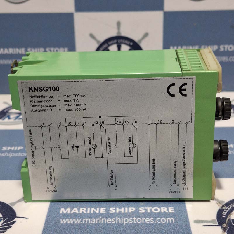 PHOENIX CONTACT KNSG-100 EMERGENCY LIGHTING VOLTAGE MONITORING CONTROL ...