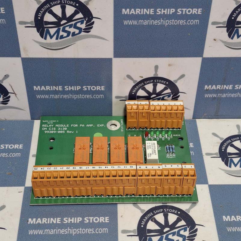 ZENITEL CIS-3130 99309-005 REV-1 RELAY MODULE PCB - Marine Ship Store