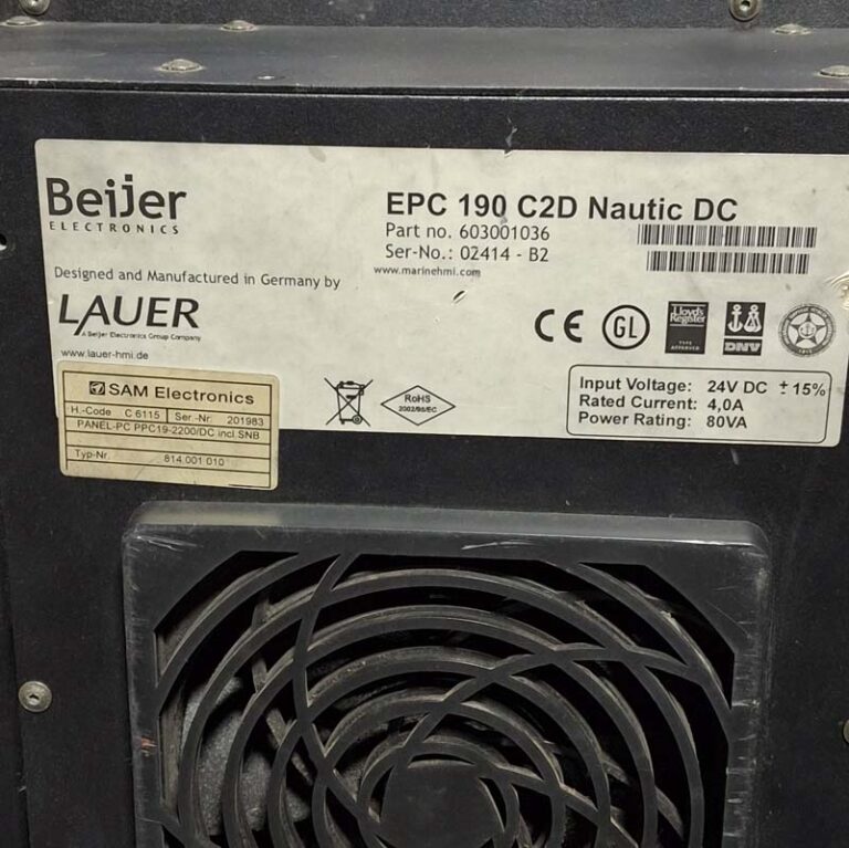SAM ELECTRONICS EPC190 C2D NAUTIC DC 603001036 WINDOWS XP PRO FOR ...
