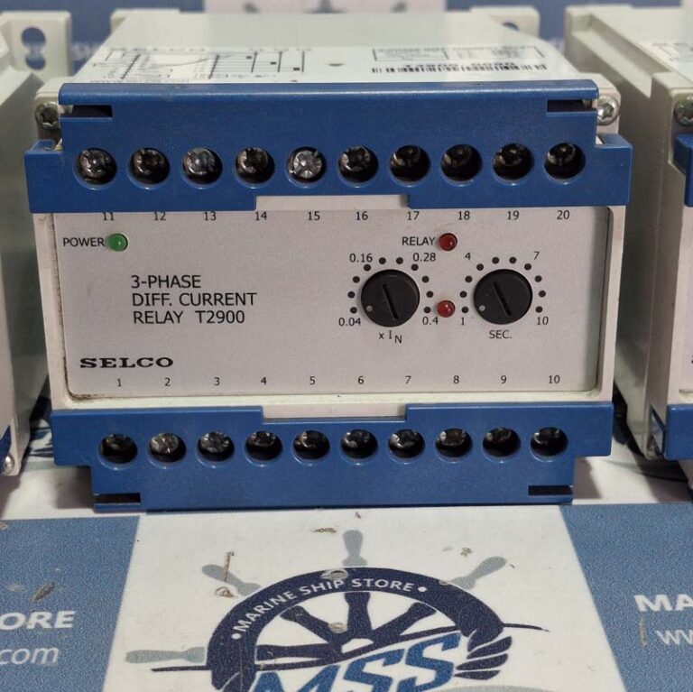 SELCO T2900 3-PHASE DIFFERENTIAL CURRENT RELAY - Marine Ship Store