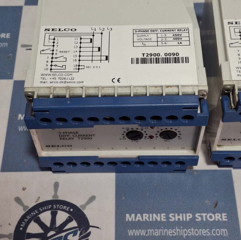 SELCO T2900 3-PHASE DIFFERENTIAL CURRENT RELAY - Marine Ship Store