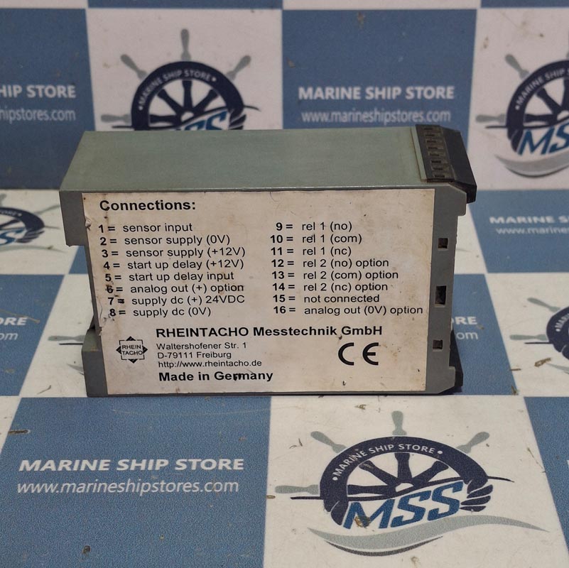 RHEINTACHO 5810.200 PROGRAMMABLE SPEED MONITOR - Marine Ship Store