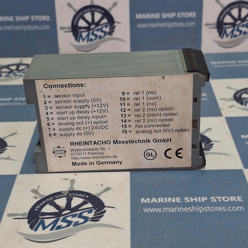RHEINTACHO 5823.200P PROGRAMMABLE SPEED MONITOR - Marine Ship Store