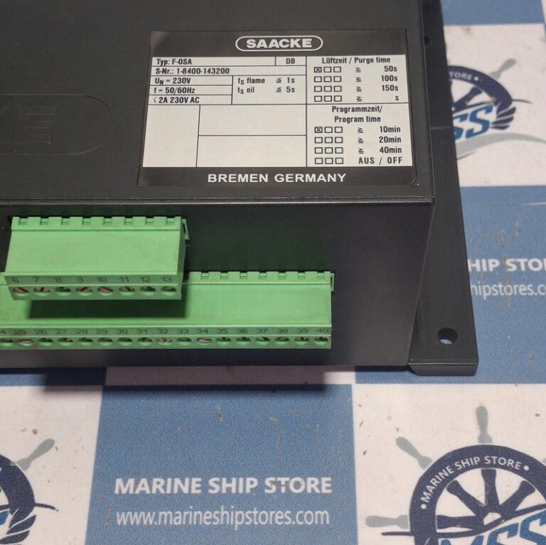 SAACKE F-OSA 1-8400-143200 BURNER PROGRAM CONTROLLER UNIT - Marine Ship ...