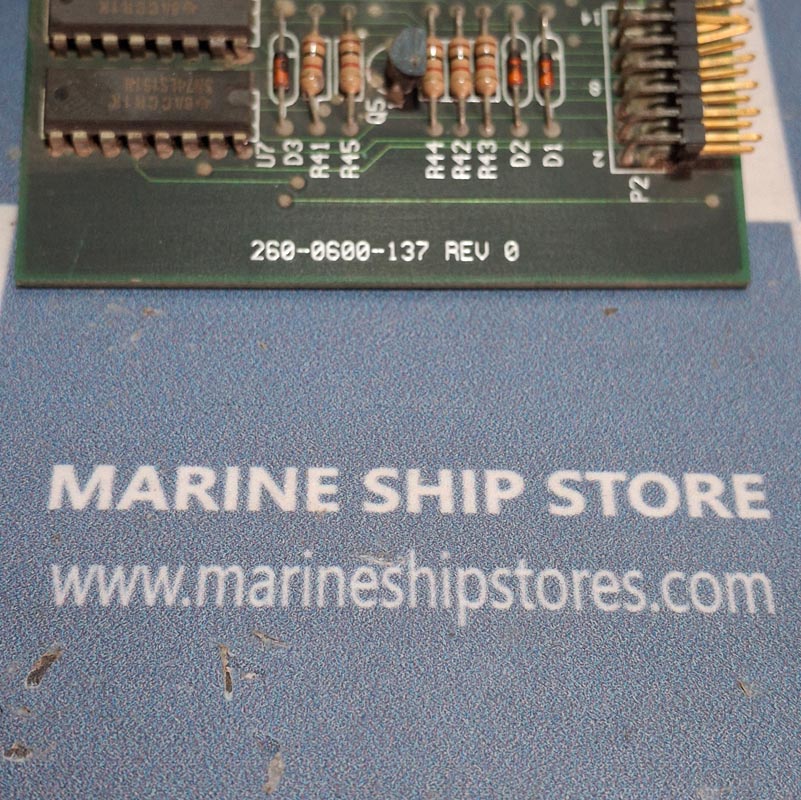 MARINE ELECTRONICS 260-0600-137 REV-0 PCB BOARD - Marine Ship Store