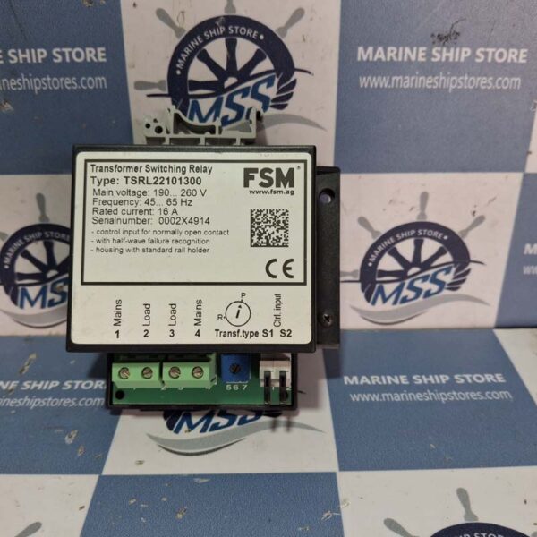 FSM TSRL-22101300 TRANSFORMER SWITCHING RELAY - Marine Ship Store