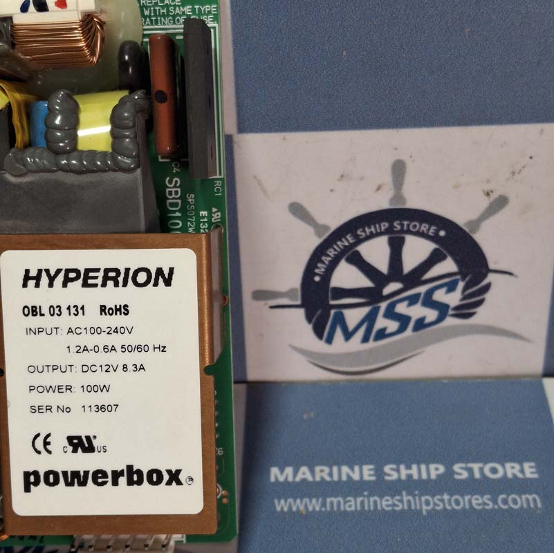 POWERBOX HYPERION OBL-03-131 RoHS SWITCHED POWER SUPPLY - Marine Ship Store