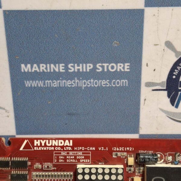 HYUNDAI ELEVATOR HIPD-CAN V-3.1 PCB DISPLAY BOARD - Marine Ship Store