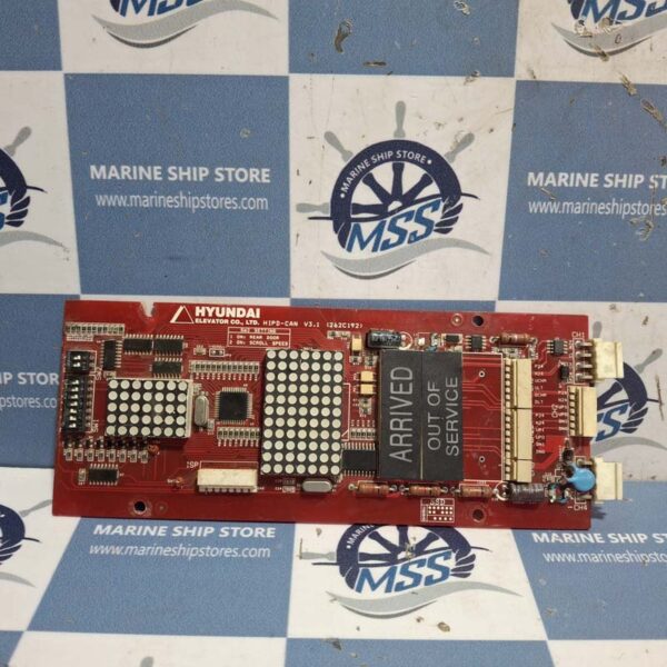 HYUNDAI ELEVATOR HIPD-CAN V-3.1 PCB DISPLAY BOARD - Marine Ship Store