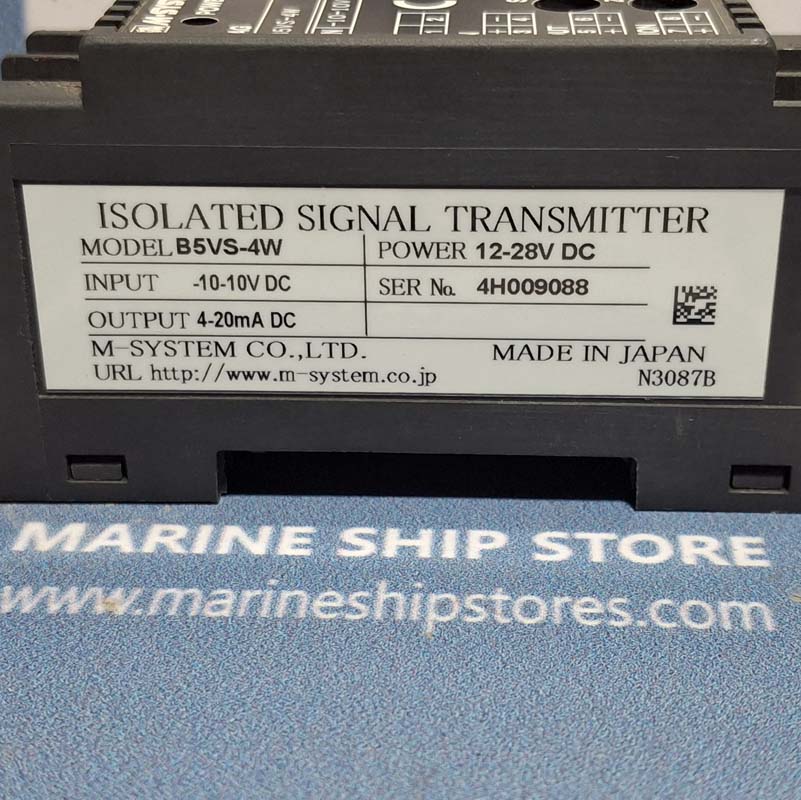 M-SYSTEM B5VS-4W ISOLATED SIGNAL TRANSMITTER - Marine Ship Store