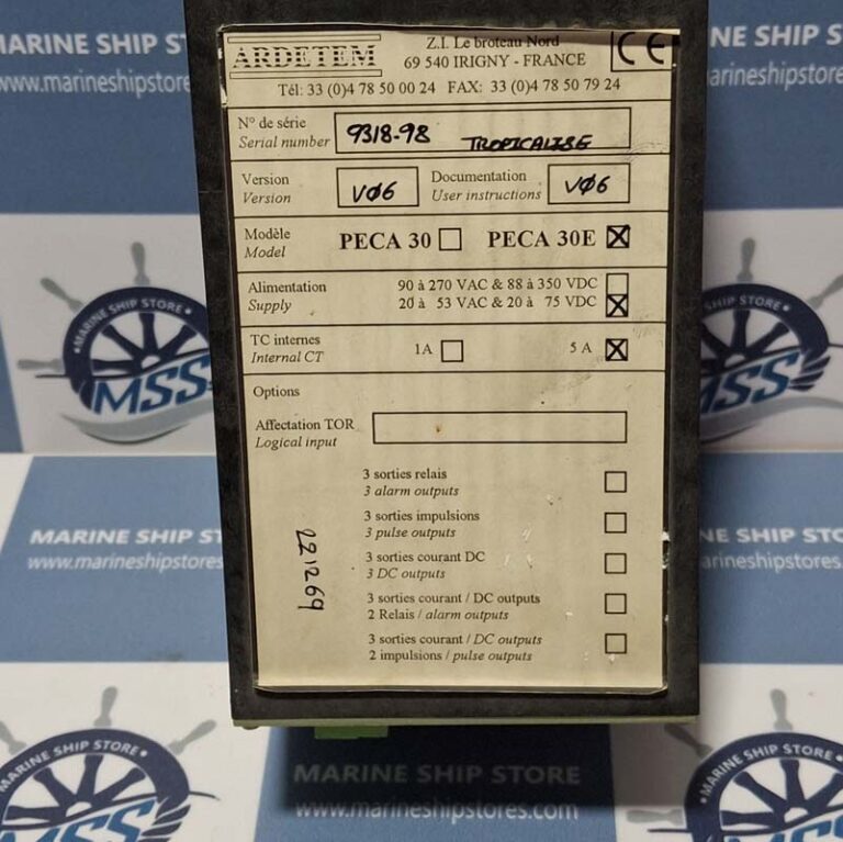 ARDETEM PECA-30 NETWORK ANALYZER - Marine Ship Store