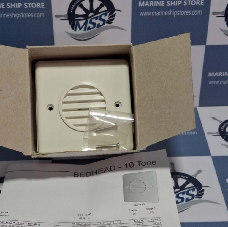 KONGSBERG 90DB 24VDC IP21 BEDHEAD SOUNDER WHITE BUZZER - Marine Ship Store
