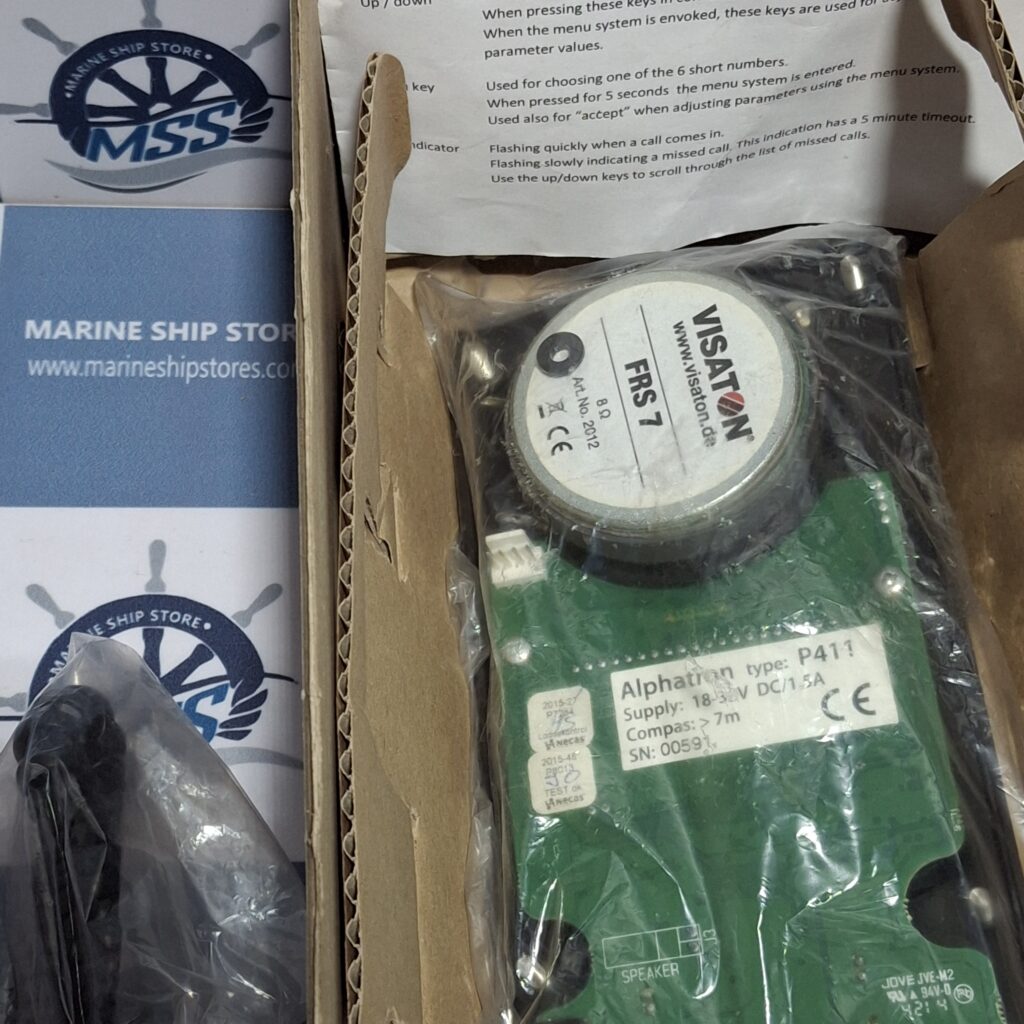 ALPHATRON P411 FLUSH MOUNTED COMMUNICATION STATION - Marine Ship Store