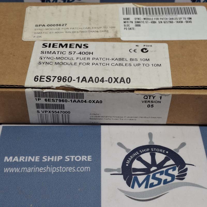 SIEMENS SIMATIC S7 6ES7 960-1AA04-0XA0 SYNC MODULE - Marine Ship Store